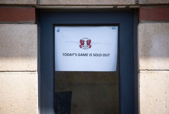 Ticket Office Tickets Sold Out Sign Editorial Stock Photo - Stock Image ...