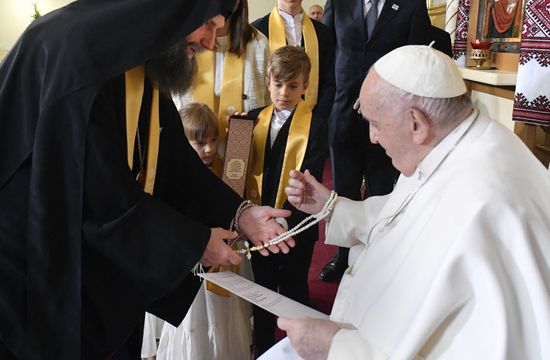 Pope Francis Meets Peter Fulop Kocsis Editorial Stock Photo - Stock ...