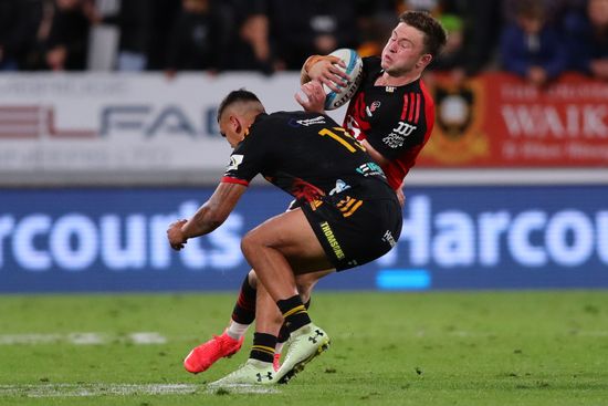 Fergus Burke Crusaders During Super Rugby Editorial Stock Photo - Stock ...