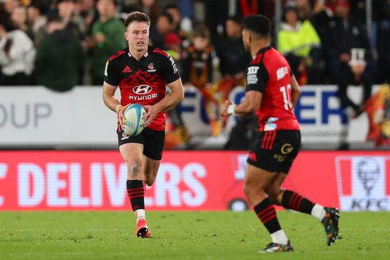 Fergus Burke Crusaders During Super Rugby Editorial Stock Photo - Stock ...