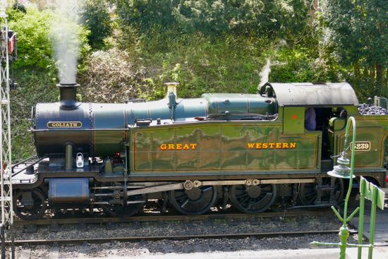 Visiting Guest Engine Gwr Class 5205 Editorial Stock Photo - Stock ...