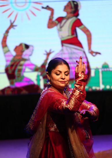 Dancer Aisha Babar Performs During World Editorial Stock Photo - Stock ...