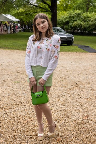 Raegan Revord Arrives 30th Annual White Foto stock editorial - Imagem ...