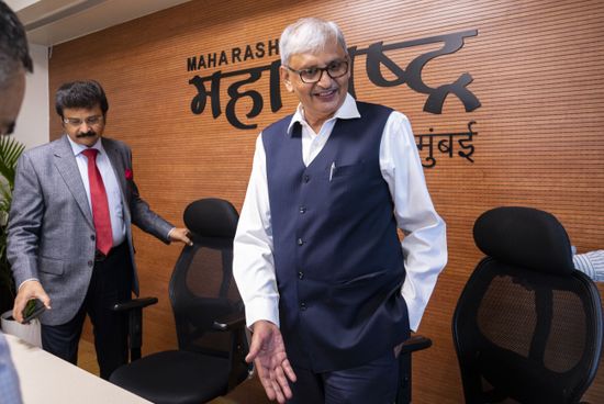 Newly Elected Chief Secretary Maharashtra Manoj Editorial Stock Photo ...
