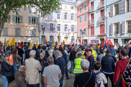 Traditional Rally Workers Day Gathered Around Editorial Stock Photo ...