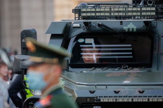 Members Pap Peoples Armed Police Stand Editorial Stock Photo - Stock ...