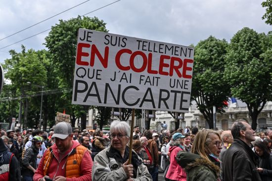 Demonstration On May Day Labour Day Editorial Stock Photo - Stock Image ...