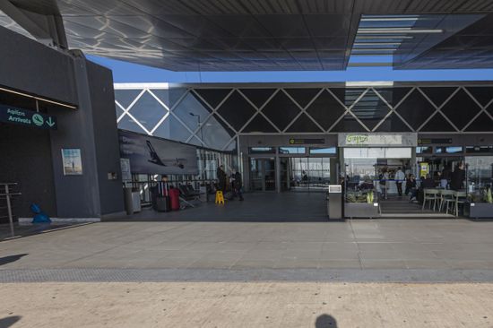 Entrance T2 Passenger Terminal Cafe Out Editorial Stock Photo - Stock ...
