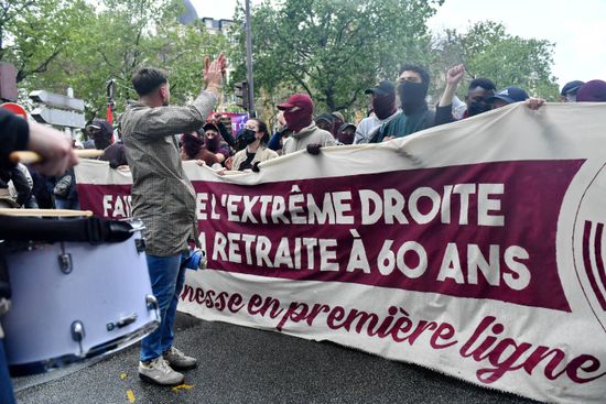 Demonstration On May Day Labour Day Editorial Stock Photo - Stock Image ...