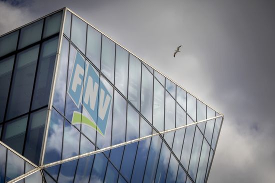 Utrecht Logo Fnv On Exterior Central Editorial Stock Photo - Stock ...