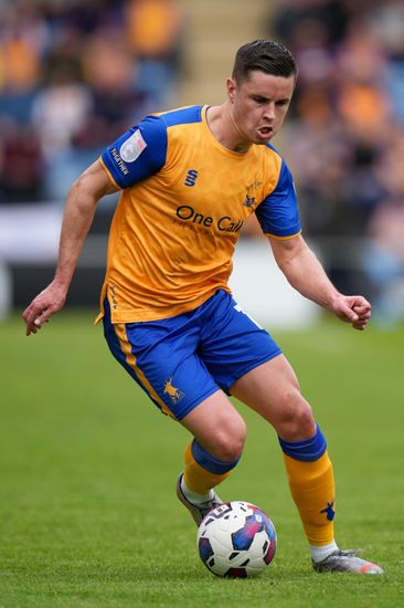 Callum Johnson Mansfield Town 12 Editorial Stock Photo - Stock Image ...