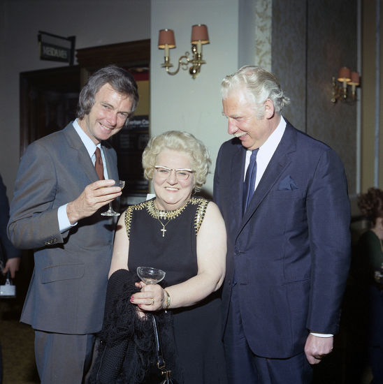 Producer Reg Watson Ann George Who Editorial Stock Photo - Stock Image ...