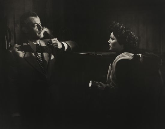 Shepperd Strudwick Geraldine Brooks Onset Film Editorial Stock Photo ...