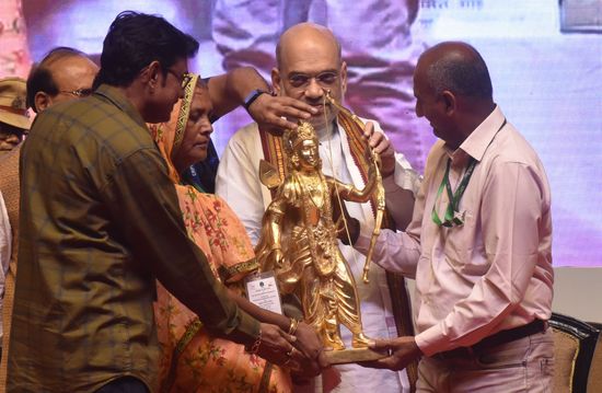 Ndmc Staff Member Presenting Lord Ram Editorial Stock Photo - Stock ...