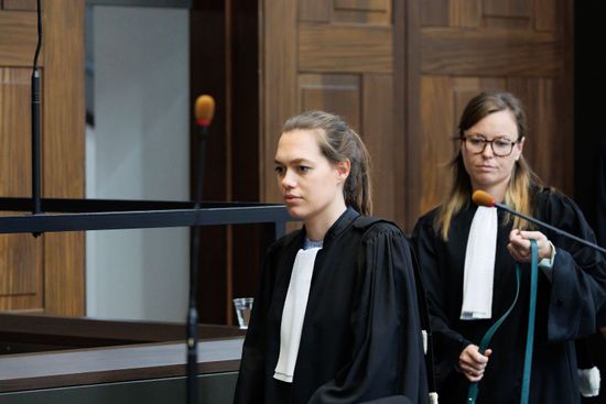 Lawyer Sarah Leysen Lawyer Anke Platteau Editorial Stock Photo - Stock ...