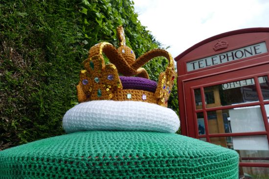 Coronation Crown Post Box Topper Has Editorial Stock Photo - Stock ...
