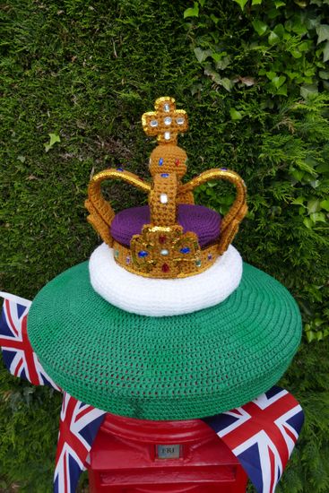 Coronation Crown Post Box Topper Has Editorial Stock Photo - Stock ...