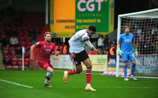 Michael Hector Charlton Athletic Under Pressure Editorial Stock Photo ...