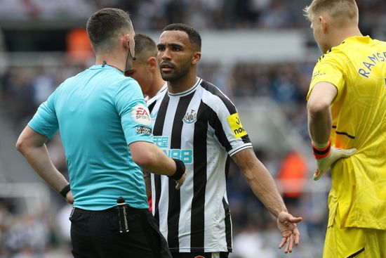 Callum Wilson Newcastle United Argues Referee Editorial Stock Photo ...