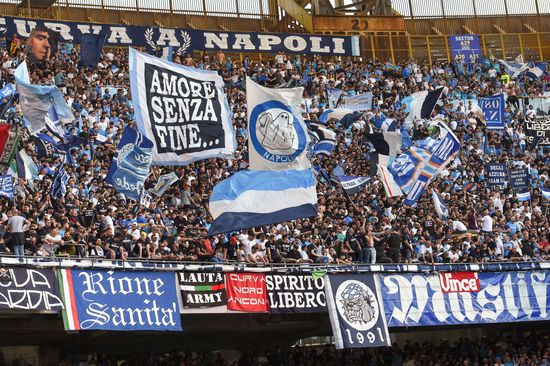 Ssc Napoli Fans Show Their Support Editorial Stock Photo - Stock Image ...