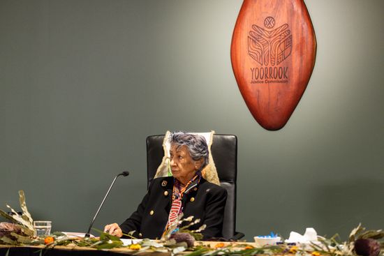 Chair Professor Eleanor Bourke Speaks During Editorial Stock Photo ...