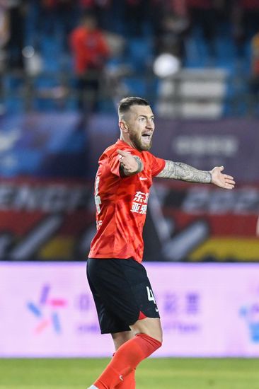Peter Zulj Changchun Yatai Gestures During Editorial Stock Photo ...