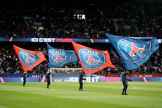 Psg Flag Wavers Editorial Stock Photo - Stock Image | Shutterstock