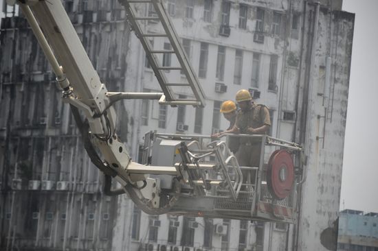 Terrible Fire Incident Took Place Near Editorial Stock Photo - Stock ...