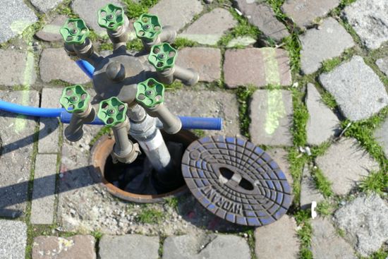Standpipe Water Taps Underground Hydrant Germany Editorial Stock Photo ...