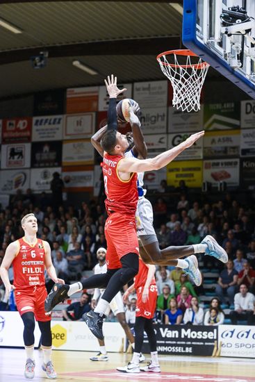 Oostendes Nikola Jovanovic Mechelens Jordan Harris Editorial Stock ...