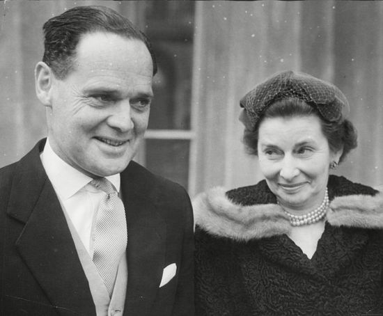 Sir Douglas Bader His Wife 1956 Editorial Stock Photo - Stock Image ...