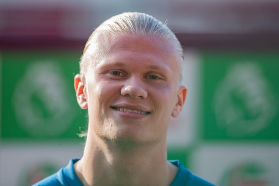 Smiling Erling Haaland Manchester City Premier Editorial Stock Photo ...