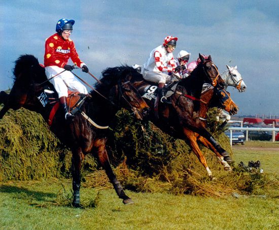 Grand National 1996 Charlie Swann Keeps Editorial Stock Photo - Stock ...