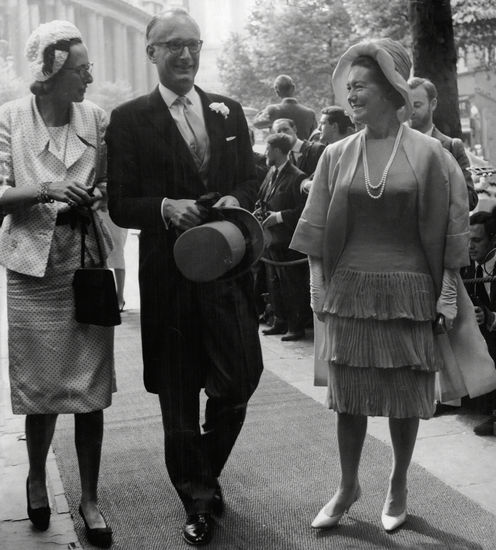 Henrietta Tiarks Marchioness Tavistock Her Wedding - Foto de stock de ...