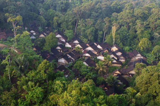 Aerial View Baduy Tribes Seattlement Who Editorial Stock Photo - Stock ...