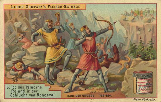Death Paladin Roland Gorge Ronceval Digitally Editorial Stock Photo ...