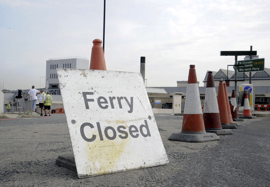 Ferry Closed Sign Scene Editorial Stock Photo - Stock Image | Shutterstock
