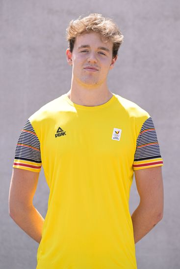 Belgian Athlete Ferre Roelens Poses Photographer Redaktionelles ...