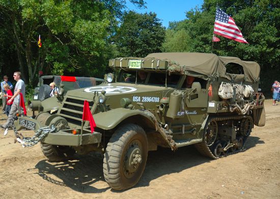 American Half Track Vehicle Editorial Stock Photo - Stock Image ...