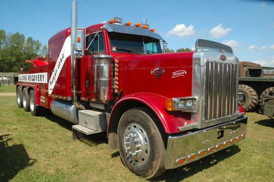 American Style Peterbilt Lorry Editorial Stock Photo - Stock Image ...