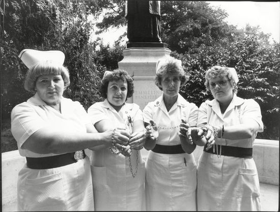 Cohse Strike Lr Sister Ellen Gagen Editorial Stock Photo - Stock Image ...