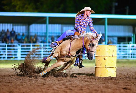 Barrel Racer Performs During Rmpra Downey Editorial Stock Photo - Stock ...