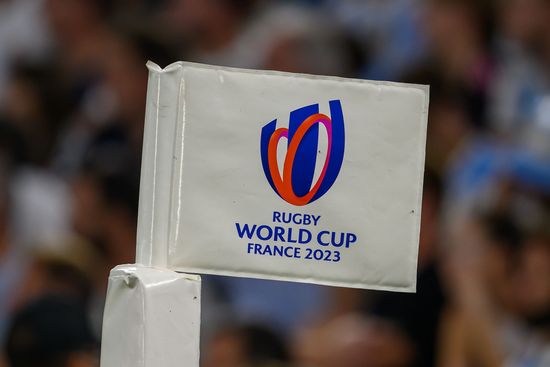 Rugby World Cup Corner Flag During Editorial Stock Photo - Stock Image ...