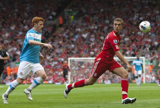 Jordan Henderson Liverpool Jack Colback Sunderland Editorial Stock ...