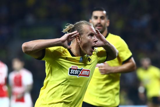Domagoj Vida Aek Athene Celebrates After Editorial Stock Photo - Stock ...