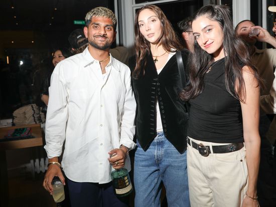 Abhi Janamanchi Morgan Vickery Jessica Neises Editorial Stock Photo ...