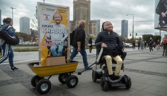 Polska 2050 Party Candidate Lukasz Krason Editorial Stock Photo - Stock ...
