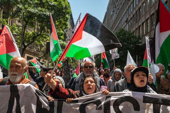 Members Palestinian Community Chile Take Part Editorial Stock Photo ...