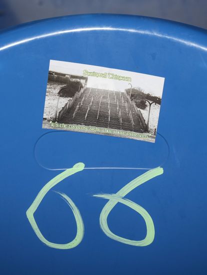 Hibernian Fans Graffiti Stickers On Seats Editorial Stock Photo - Stock ...