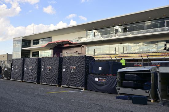 F1 Teams Air Containers Packages During Editorial Stock Photo - Stock ...